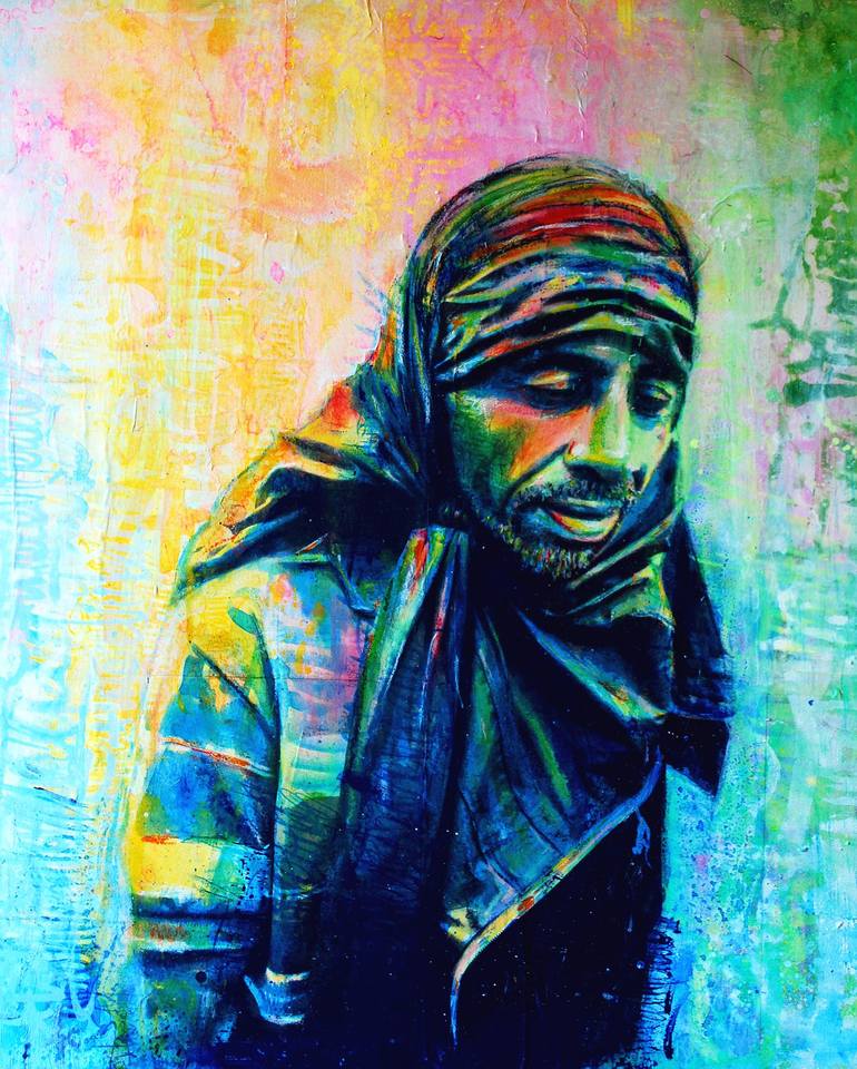 JorgeII Painting by Marcio FR | Saatchi Art
