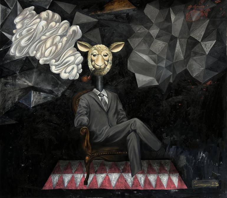 Gevorg Sinanyan/ANIMAL PODCAST Painting by Narinart Armgallery ...