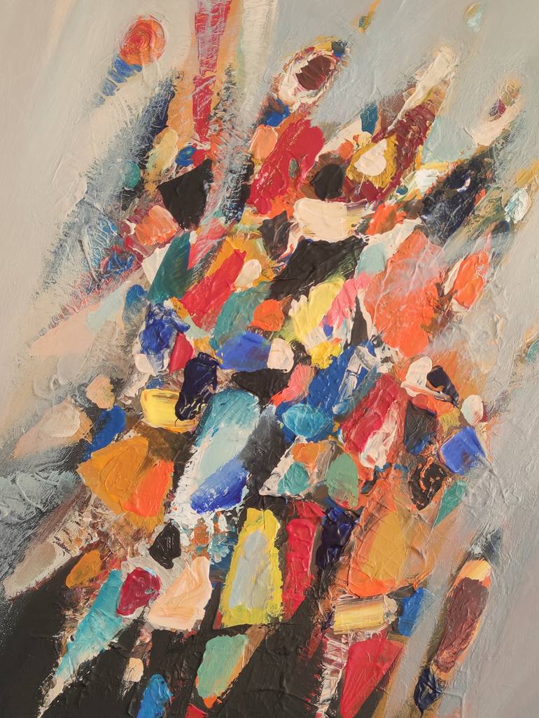 Hayk Miqayelyan/VIBRANT DISARRAY Painting by Narinart Armgallery ...