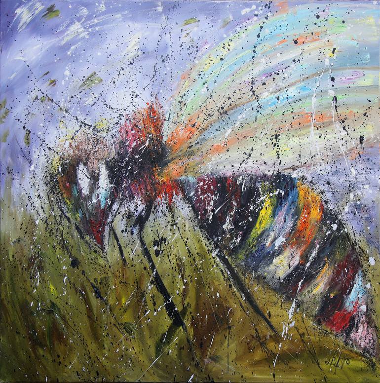 Lilith Tonakanyan/Flight of the Bee Painting by Narinart Armgallery ...