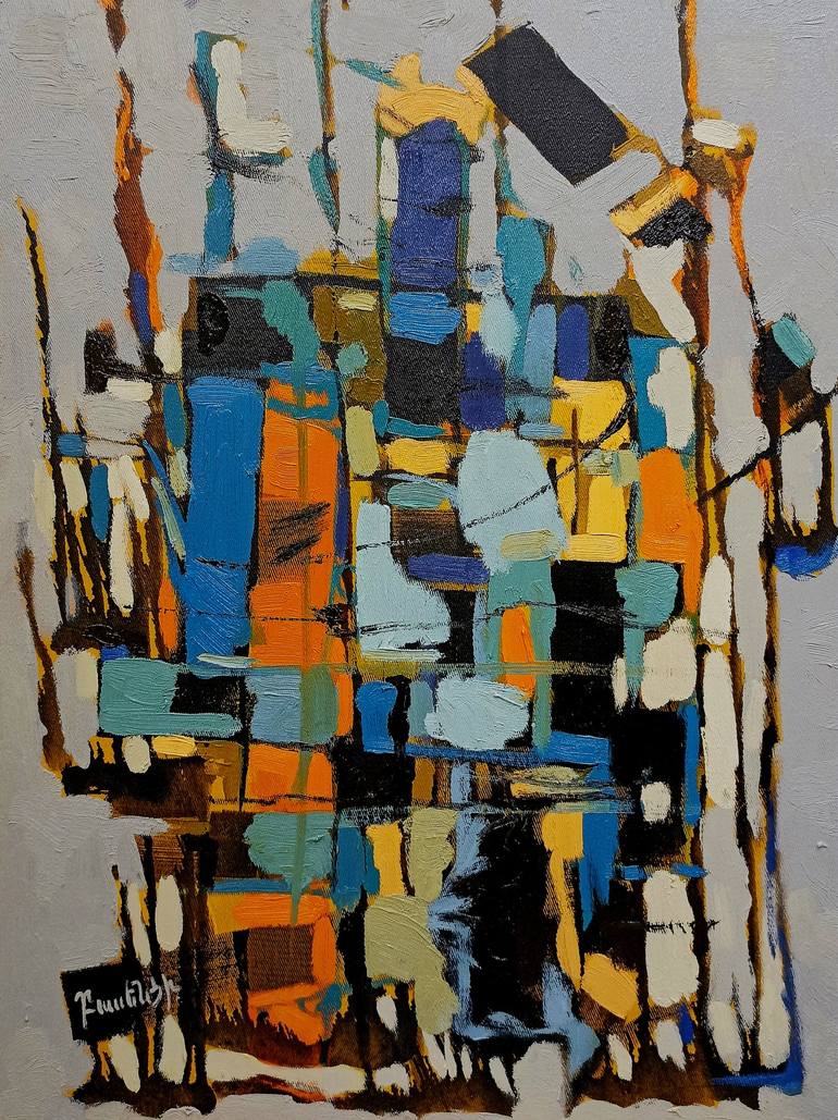 Artyom Basenci/Abstract Garden Painting by Narinart Armgallery ...