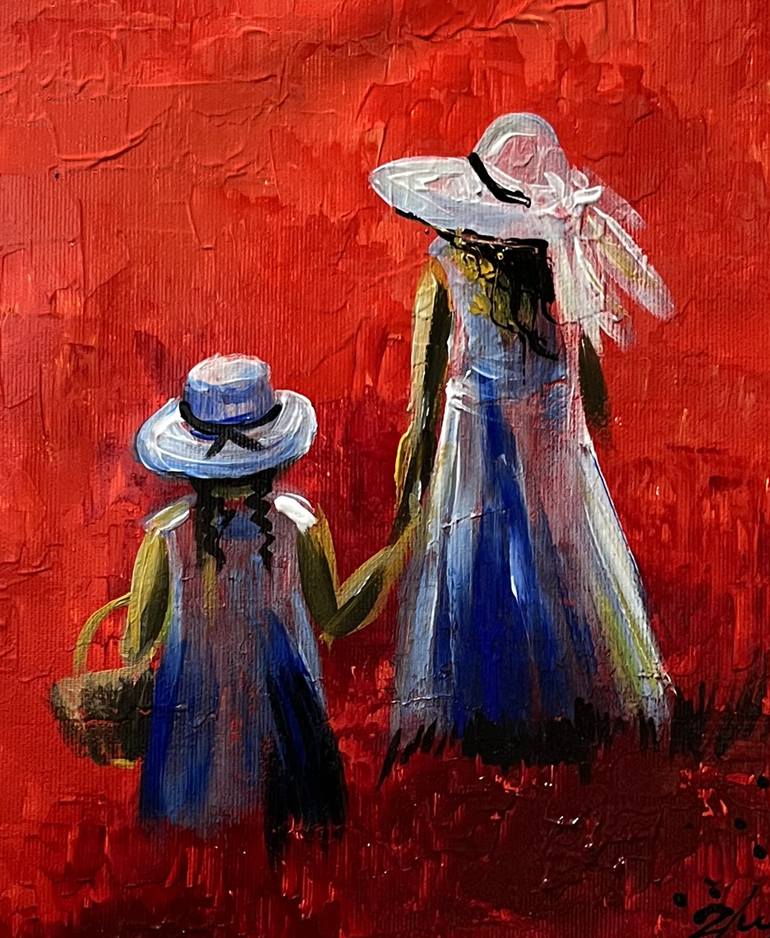 Vahe Bagumyan/Crimson Beauty Painting by Narinart Armgallery | Saatchi Art