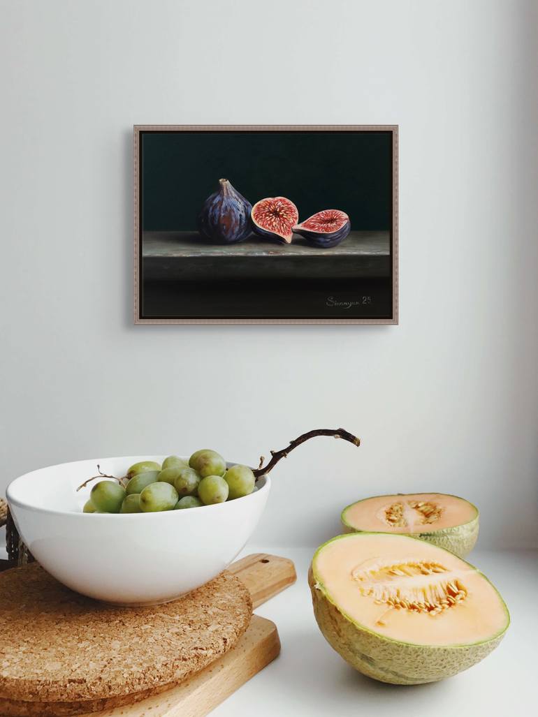 Gevorg Sinanyan/The Heart of Fig Painting by Narinart Armgallery ...