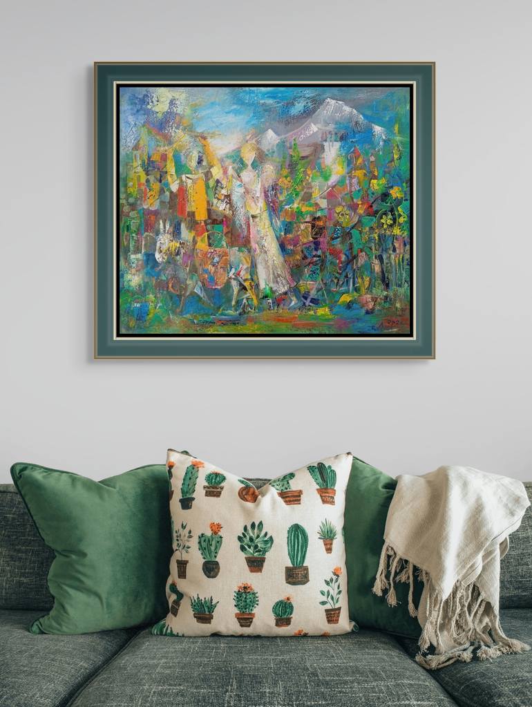 Seyran Gasparyan/The Village in Full Life Painting by Narinart ...