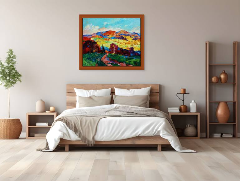 Andranik Harutyunyan/The Valley in Full Color Painting by Narinart ...