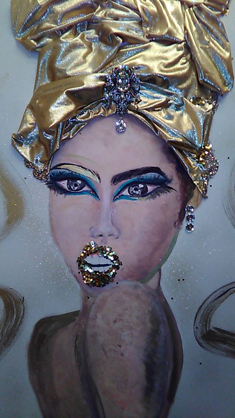 She's Winning Painting by Markiesha Scott | Saatchi Art