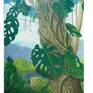 The Tree (Jungle Triptych) Painting by Don Jacobs | Saatchi Art