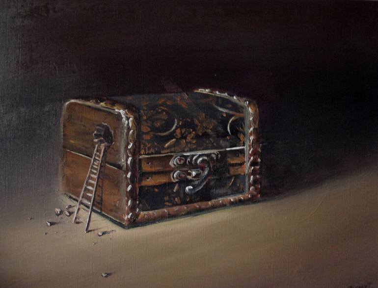 Small Chest Painting by Ezequiel Ricavet | Saatchi Art
