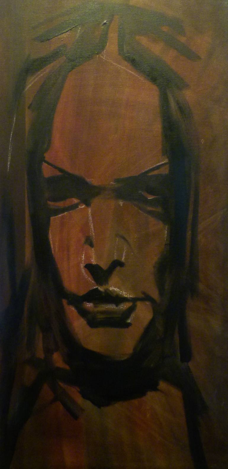 two tone woman Painting by Jason Carlisle | Saatchi Art