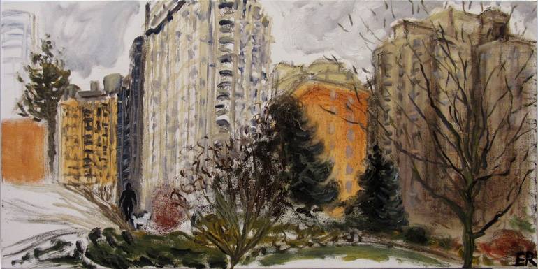 Center View Painting by Elena Roginsky | Saatchi Art