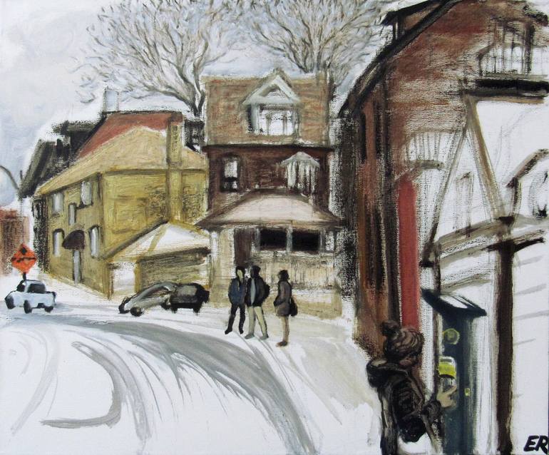 Dundas Street III Painting by Elena Roginsky | Saatchi Art