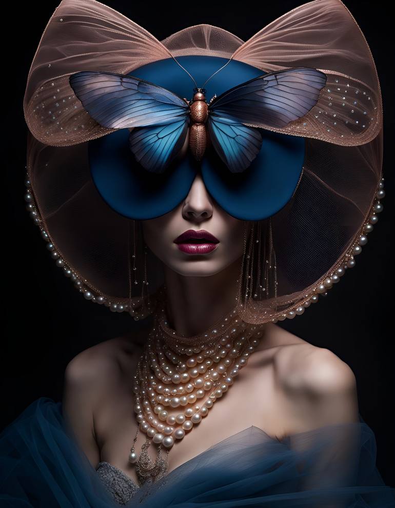 Butterfly sight Digital by Jen G | Saatchi Art