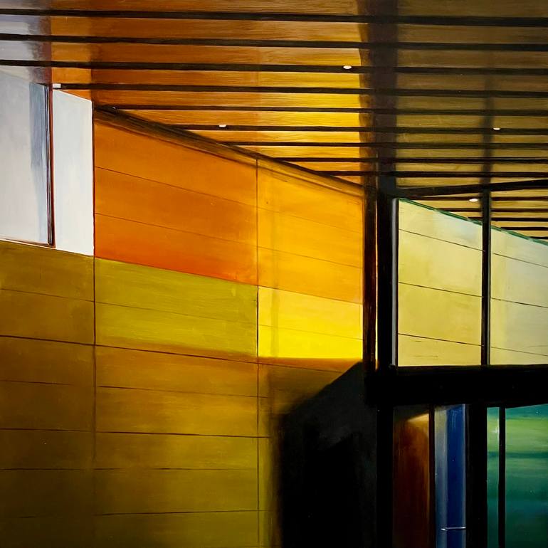 Lobby at the Sofia Painting by Allan Gorman | Saatchi Art