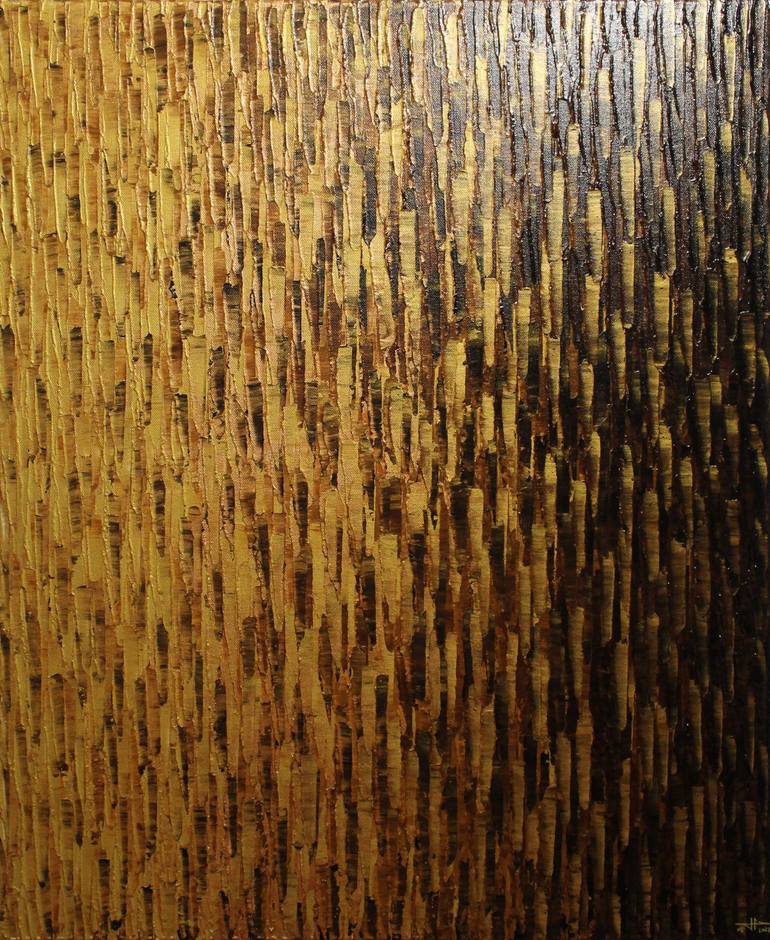 Brown Gold Color Fade Painting by Jonathan Pradillon | Saatchi Art