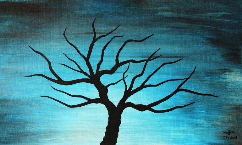 Cold Night Painting by Jonathan Pradillon | Saatchi Art