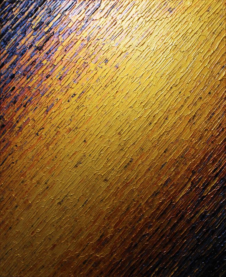 Golden knife texture Painting by Jonathan Pradillon | Saatchi Art