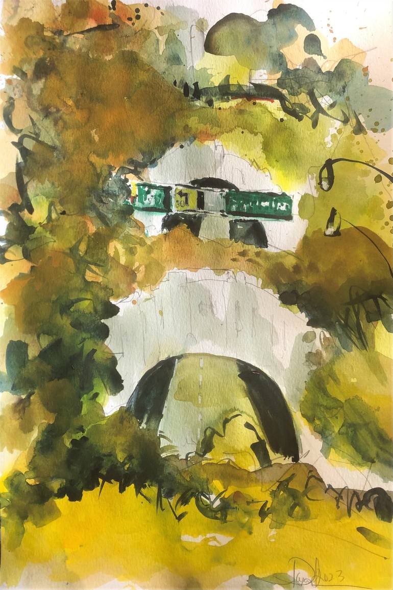 110 North! Painting by Daniel Clarke | Saatchi Art