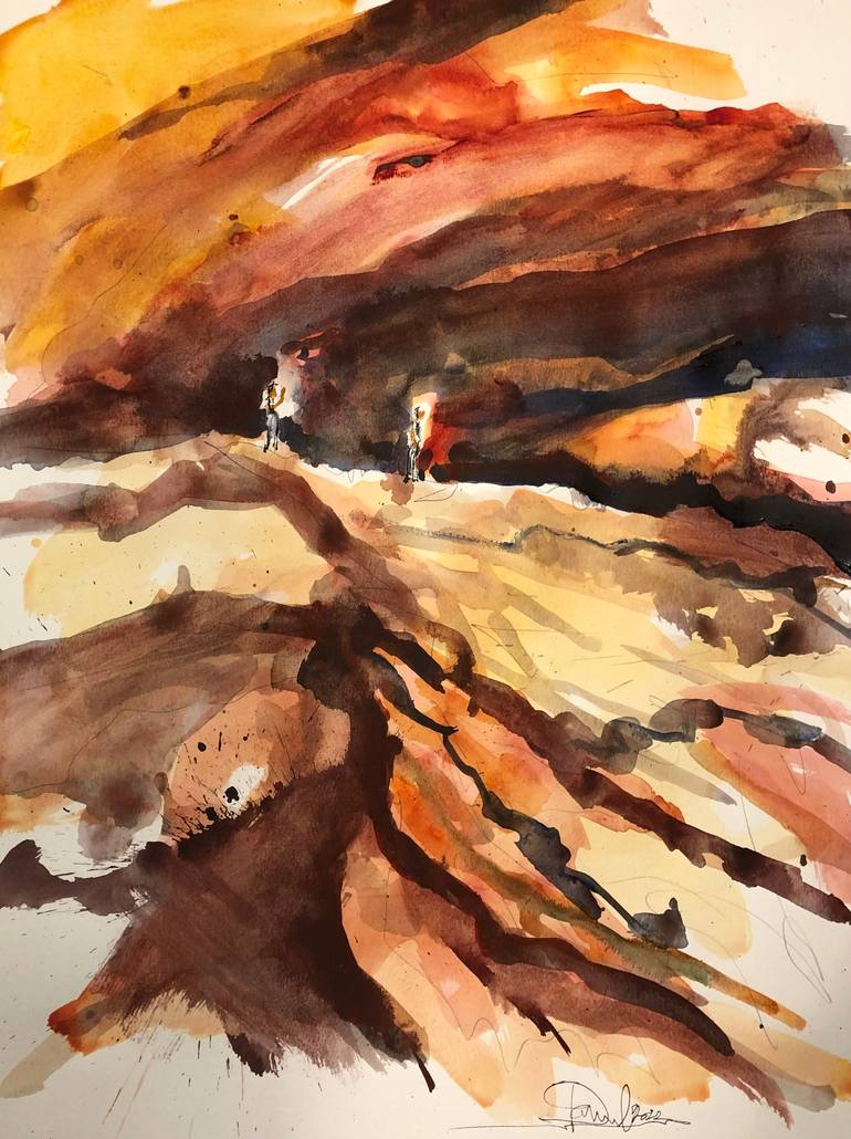 Sedona Cathedral Painting by Daniel Clarke | Saatchi Art