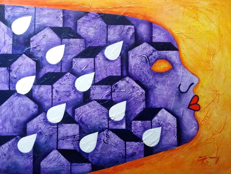 NANAN-II Painting by Lester McCollin Springer | Saatchi Art