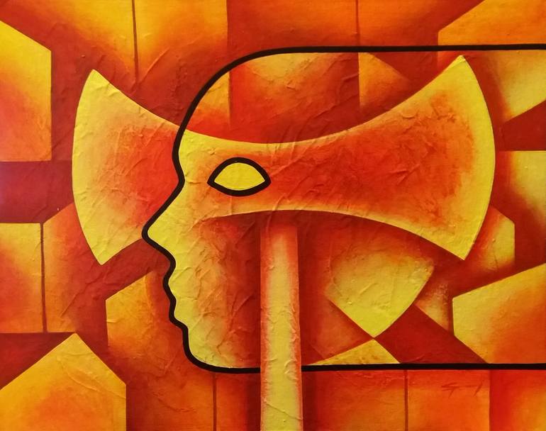 CHANGO Painting by Lester McCollin Springer | Saatchi Art