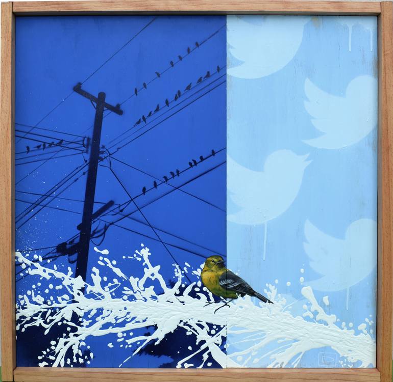 Tweety Bird Painting by David Woodward | Saatchi Art