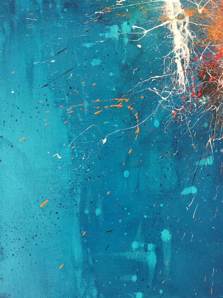 deep impact Painting by Lee Marten | Saatchi Art