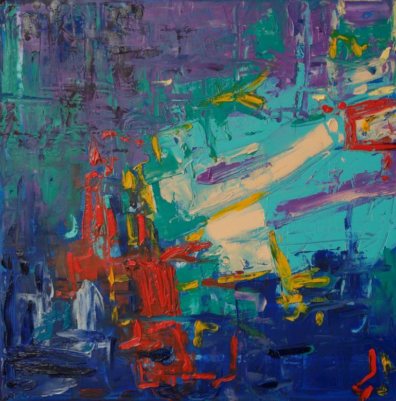 Jacob at Peniel Painting by Maria Chonkova | Saatchi Art