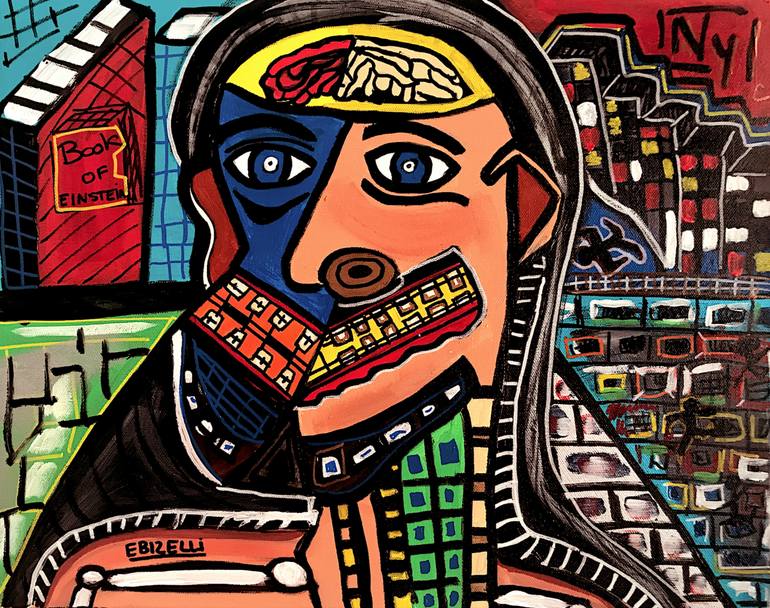 GENIUS Painting by Edmonde Bizelli | Saatchi Art