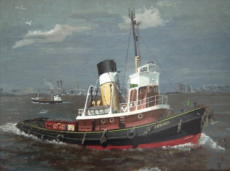 Formby Painting by Bill Thornton | Saatchi Art