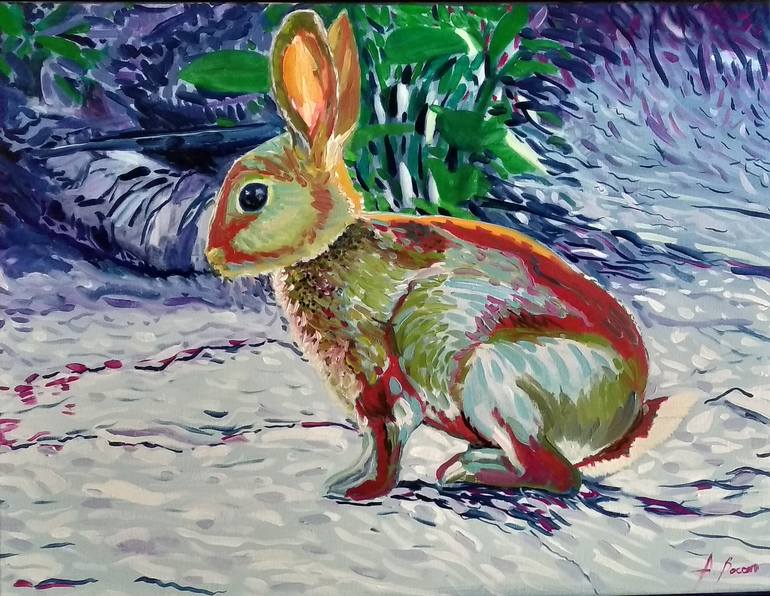 Conejo best 6 Painting by Antonio Bocer | Saatchi Art