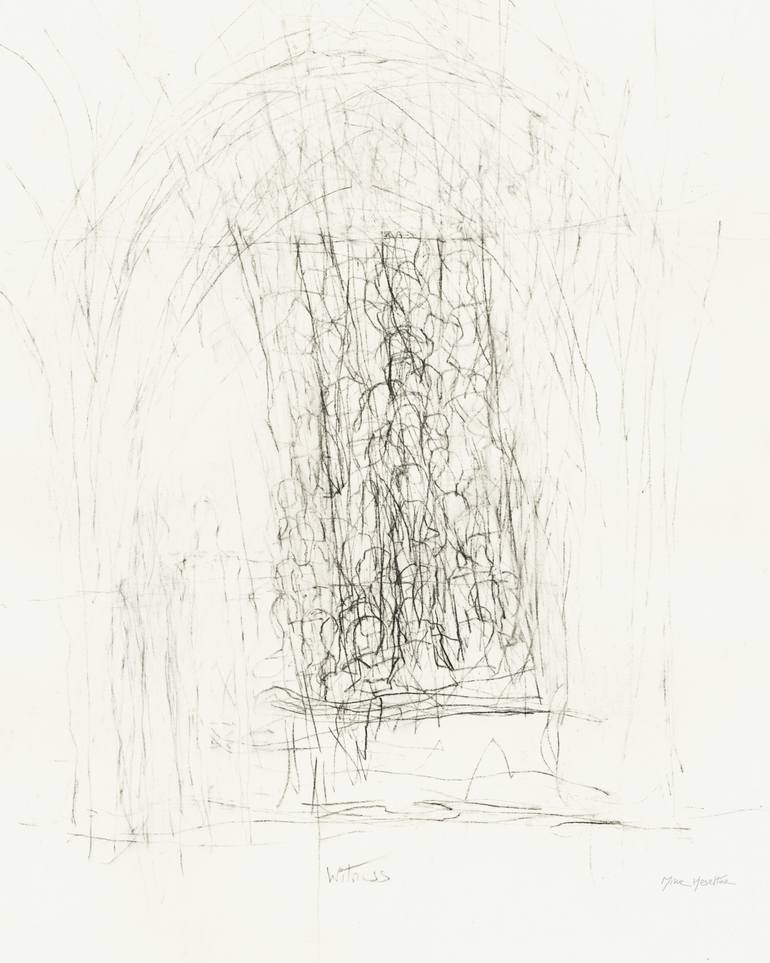 Witness. Pencil Drawing by Mike Heseltine | Saatchi Art