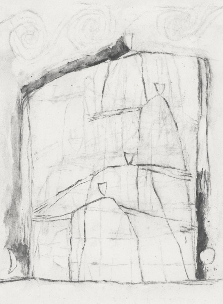 Ancestors Drawing by Mike Heseltine | Saatchi Art