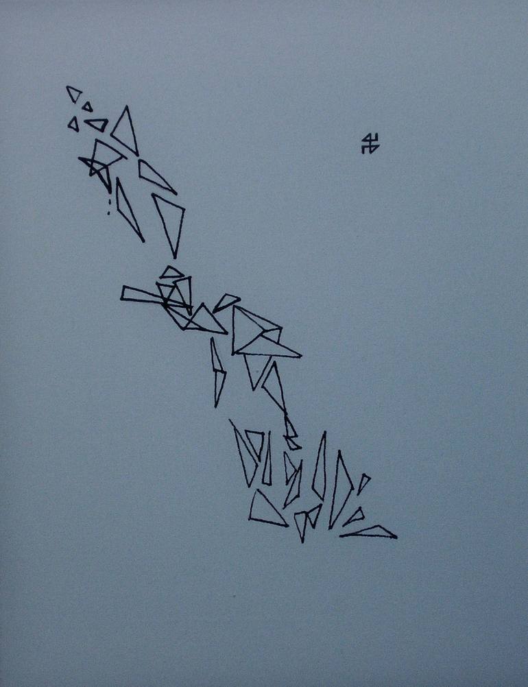 cascade Drawing by John Kennedy | Saatchi Art