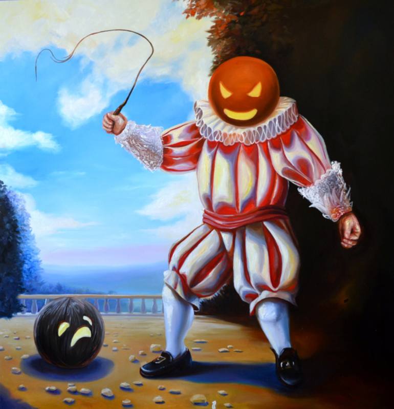 Bullying Painting by Klara Sedlo | Saatchi Art