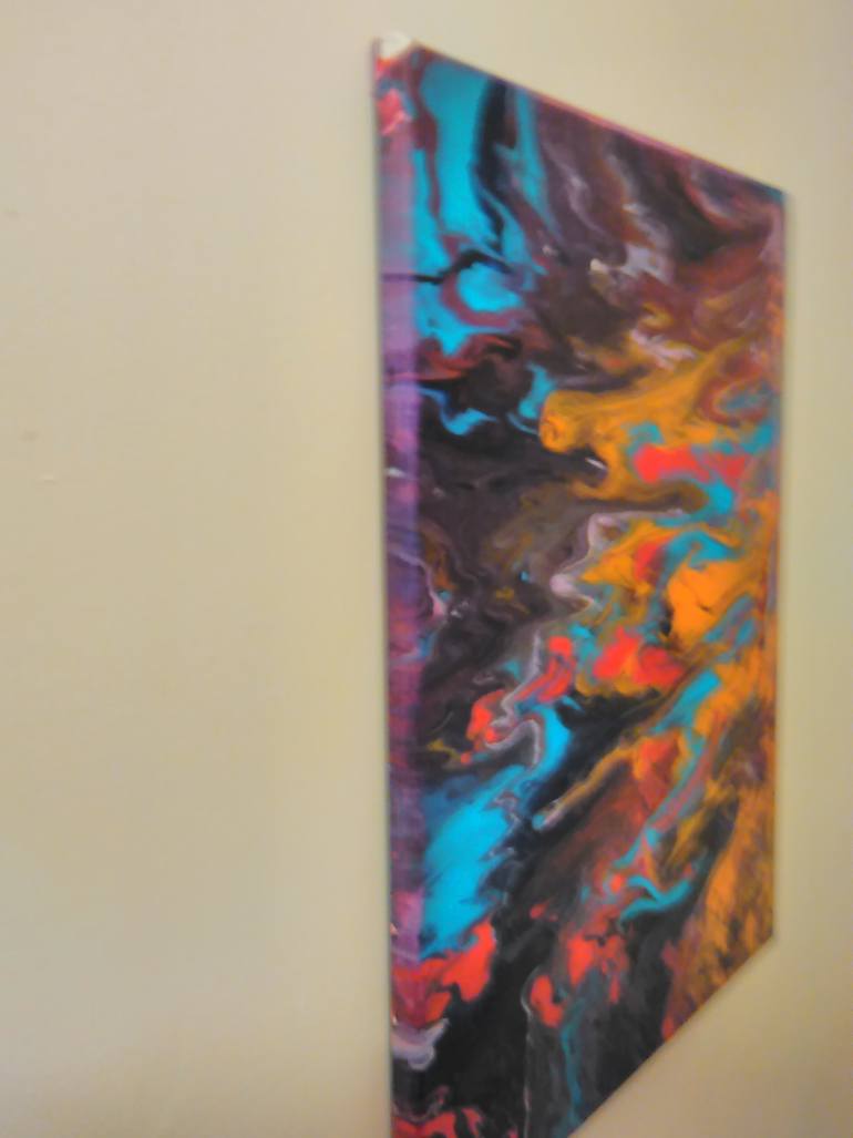 Eruption Painting by John Bostick | Saatchi Art