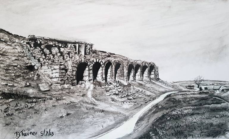 Historic Bank Top Kilns Drawing by Darren Turner | Saatchi Art