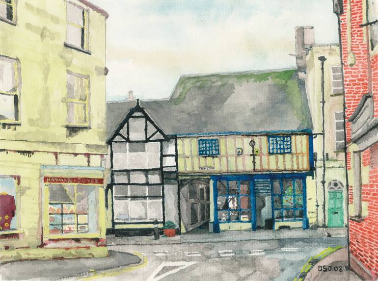 The George Coaching Inn Painting by David Oatley | Saatchi Art
