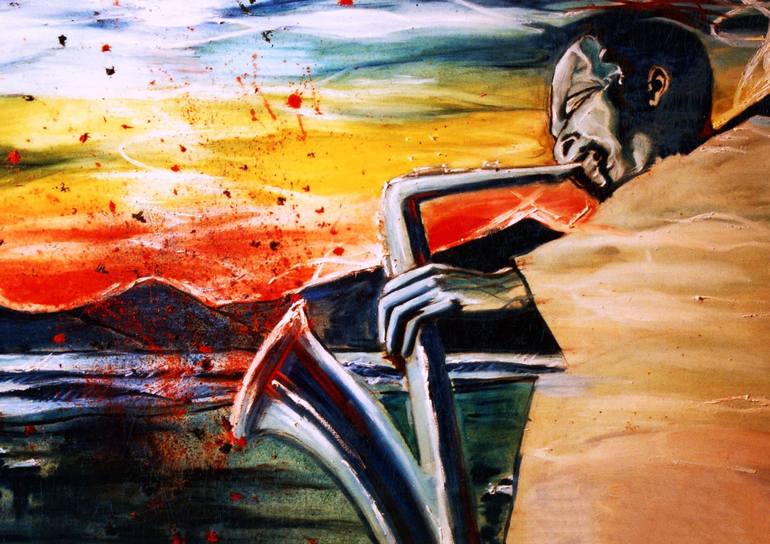 John Coltrane A LOVE SUPREME Painting by barry boobis | Saatchi Art