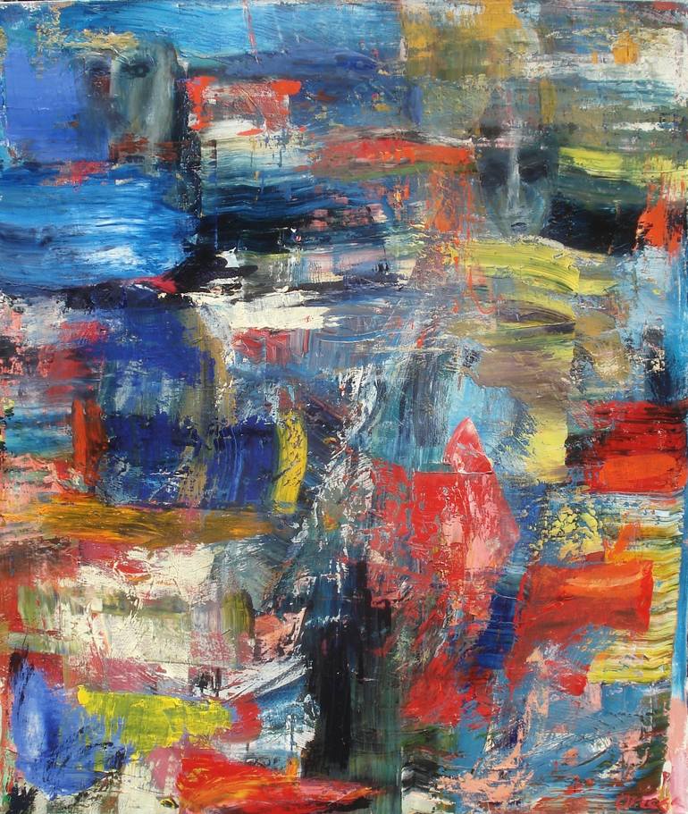 On the Boulevard Painting by Alfred Ortega | Saatchi Art