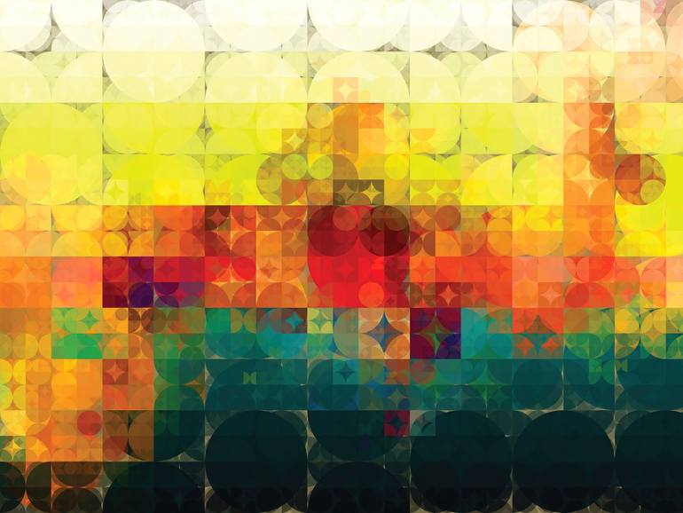 Arte óptico/Op Art Digital by Javier Diaz | Saatchi Art