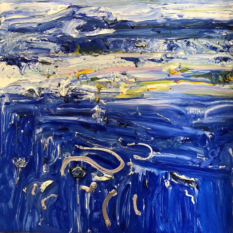 Kite surf Painting by Keith Mitchell | Saatchi Art