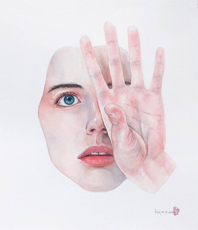 Hand gestures_03 Painting by Hyoseon Park | Saatchi Art