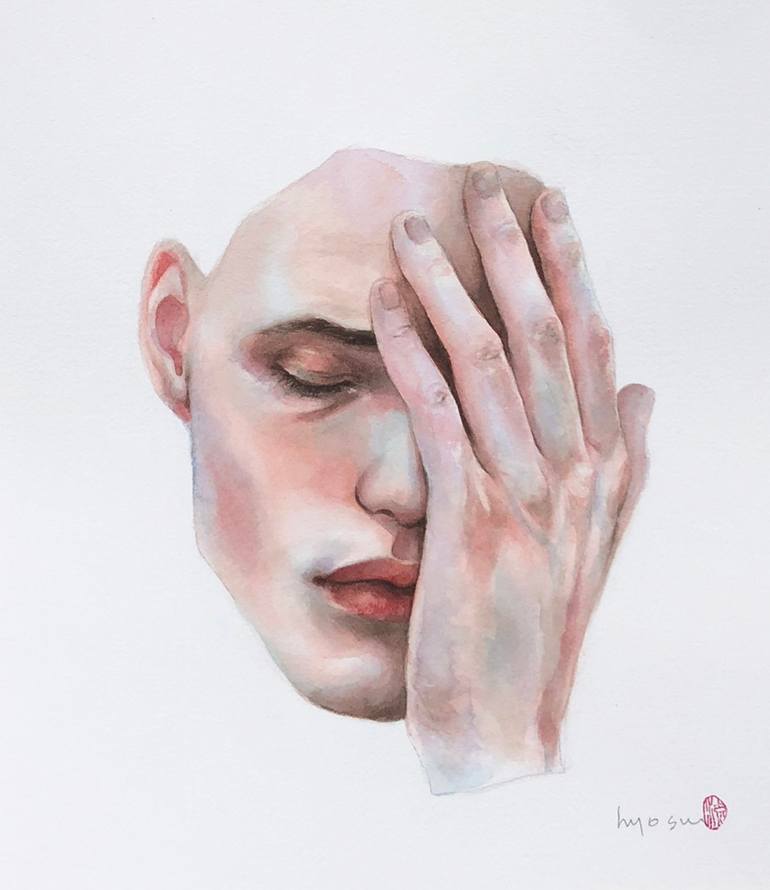 Hand gestures_02 Painting by Hyoseon Park | Saatchi Art