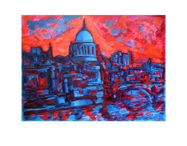Saint Paul's Cathedral Painting by Nigel Caple | Saatchi Art