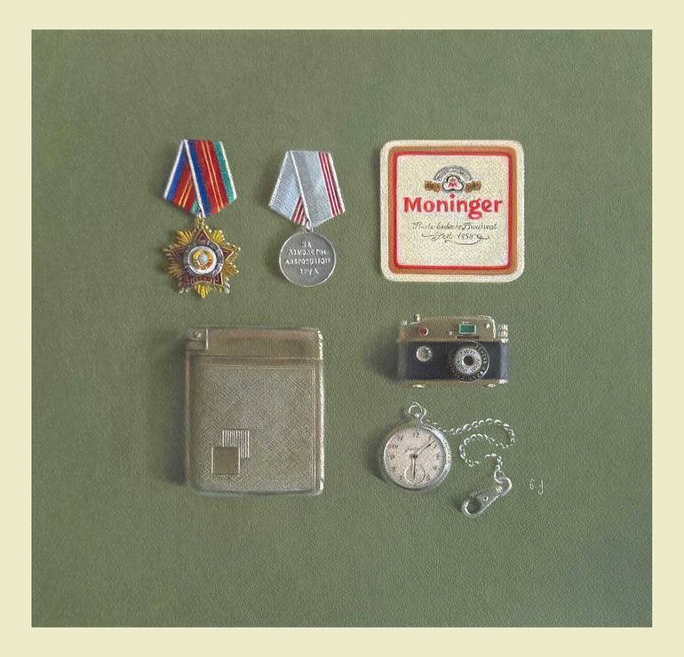 Old Things Drawing by Natalia Qaliashvili | Saatchi Art