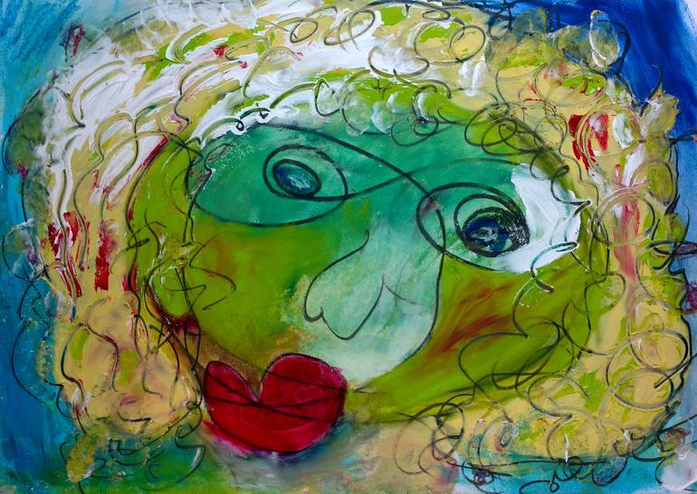 Ingeborg Painting by Theda Gutenberg | Saatchi Art