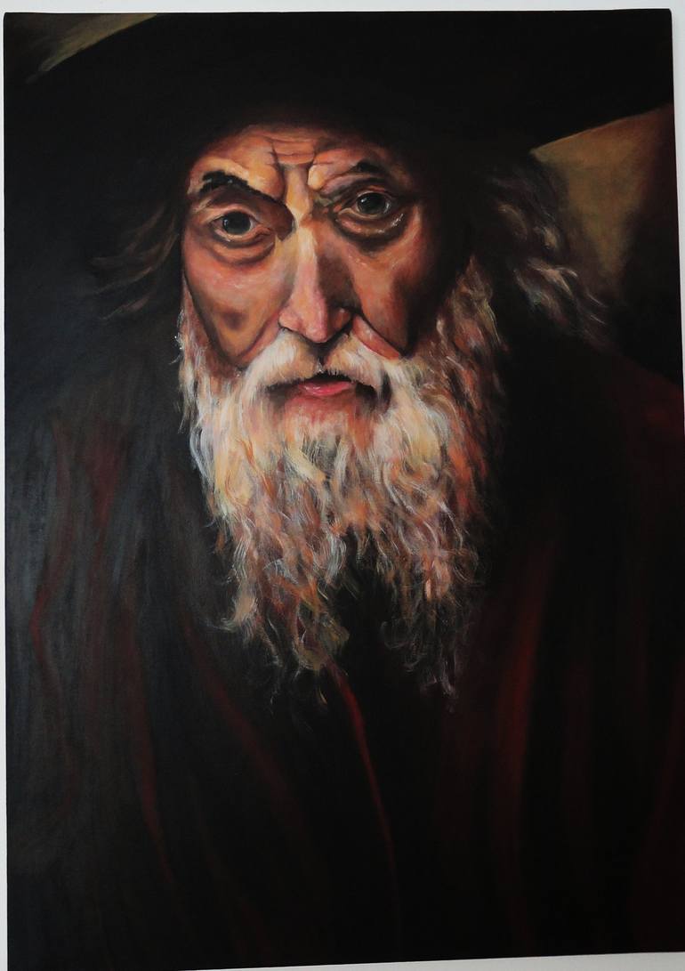 Il Saggio Painting by BD Budacan | Saatchi Art