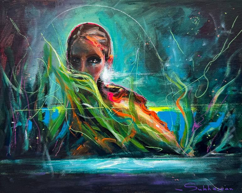 The Siren Painting by Victoria Sukhasyan | Saatchi Art