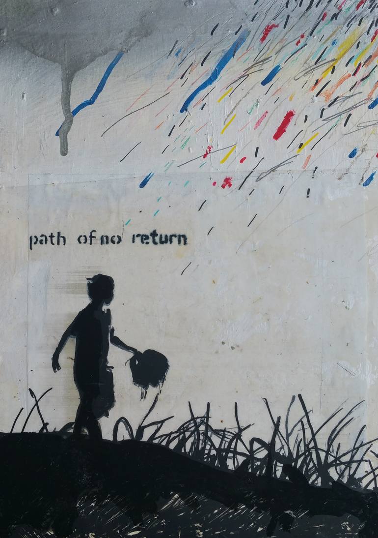 Path Of No Return Painting by Shannon Johnson | Saatchi Art