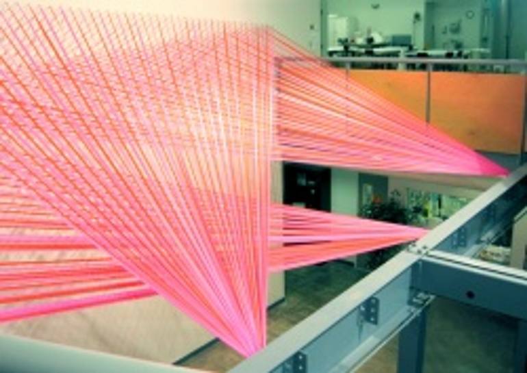 Web In Front Installation by Megan Geckler | Saatchi Art